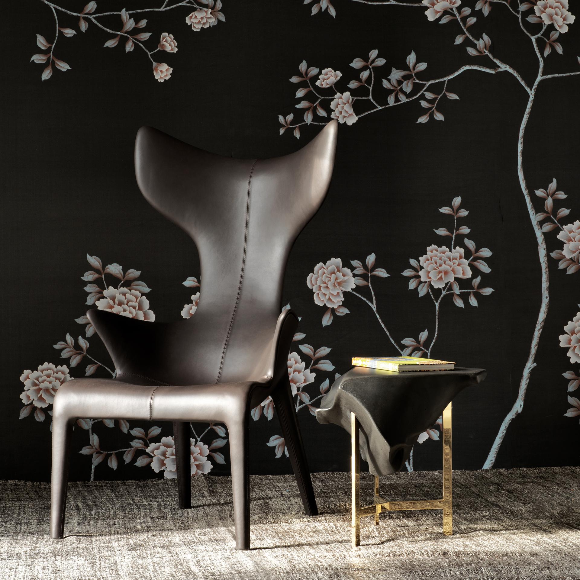 "Basalt" Glossy Concrete Top Coffee Table by Fredrikson Stallard for ...