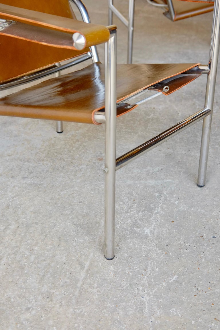 Basculant LC1 Chairs by Le Corbusier, B 301 Design at 1stDibs