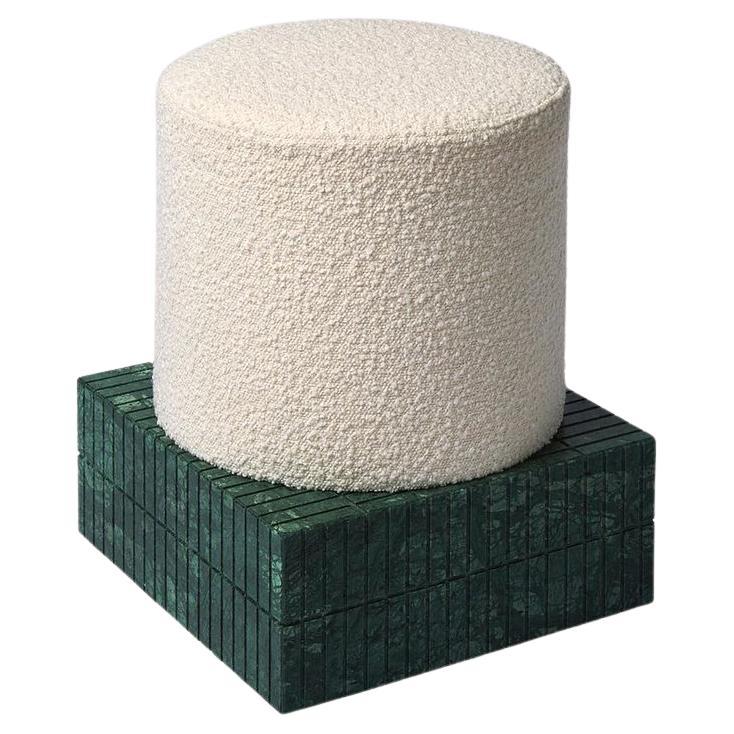 Base Green Pouf by Houtique For Sale at 1stDibs