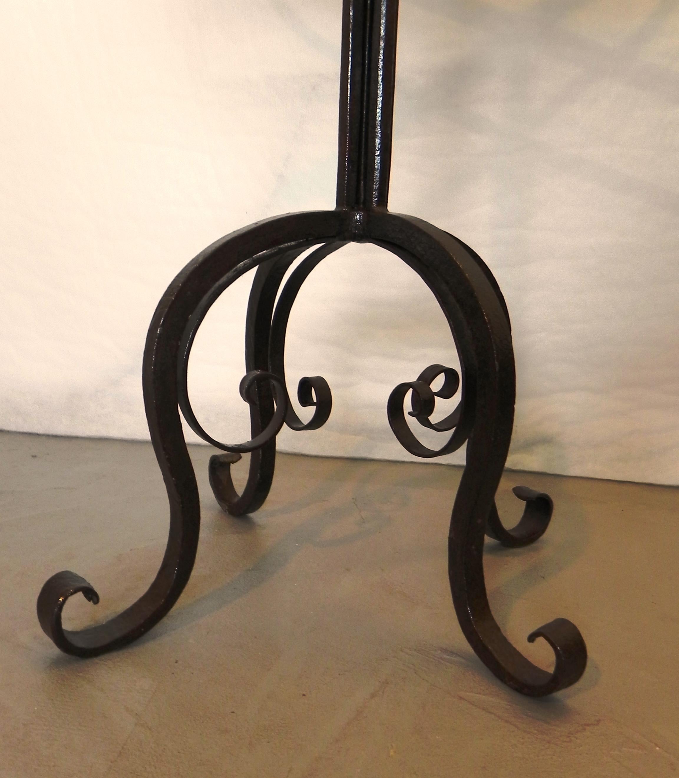 wrought iron coffee table base, 60s For Sale at 1stDibs