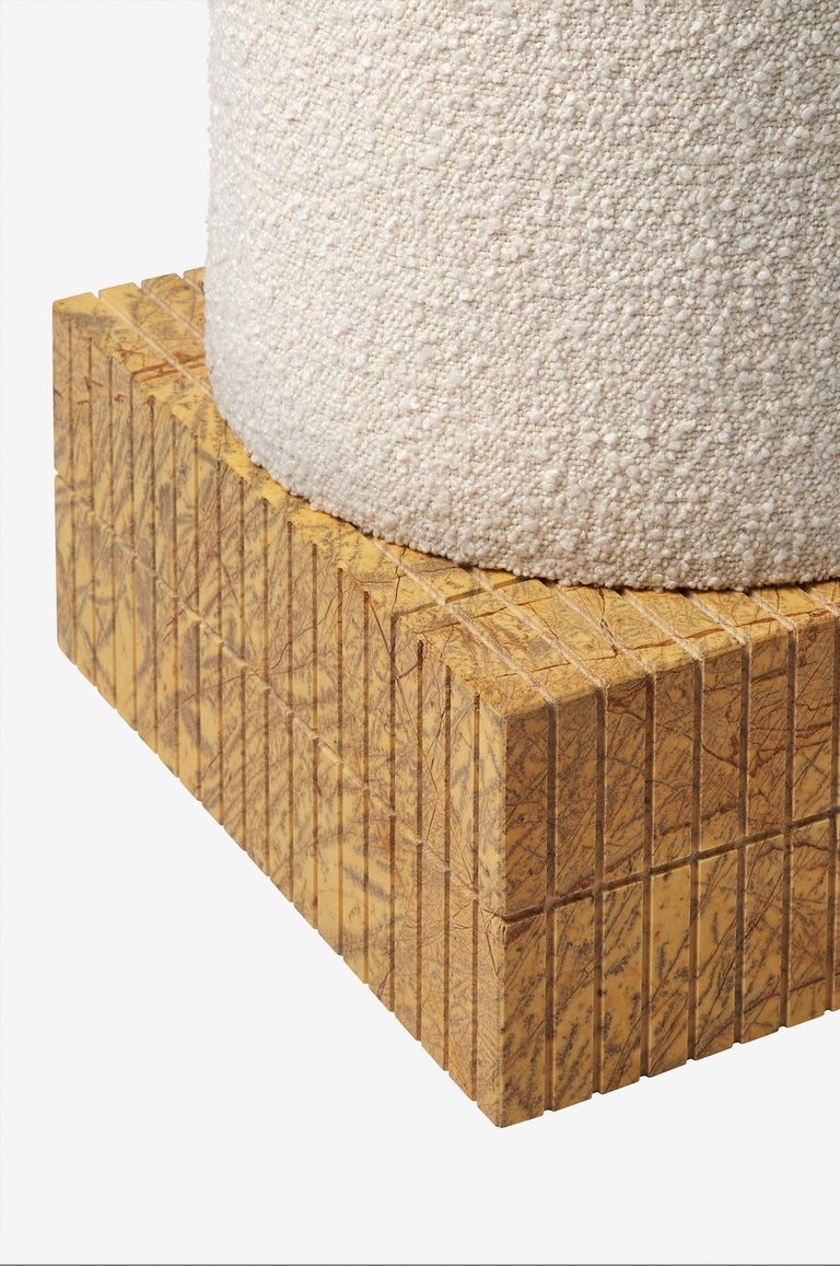 Base Pouf by Houtique, Smooth at 1stDibs