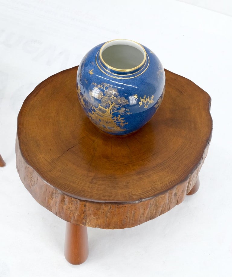 Baseball Bat Legs Heavy Stomp Live Edge Top Side End Coffee Occasional ...