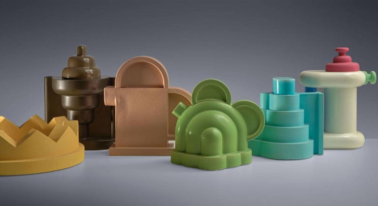 Basilico Model Teapot by Ettore Sottsass for Alessio Sarri Editions For ...