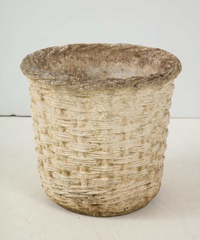 Basket Weave Planter at 1stDibs | basket weave planters
