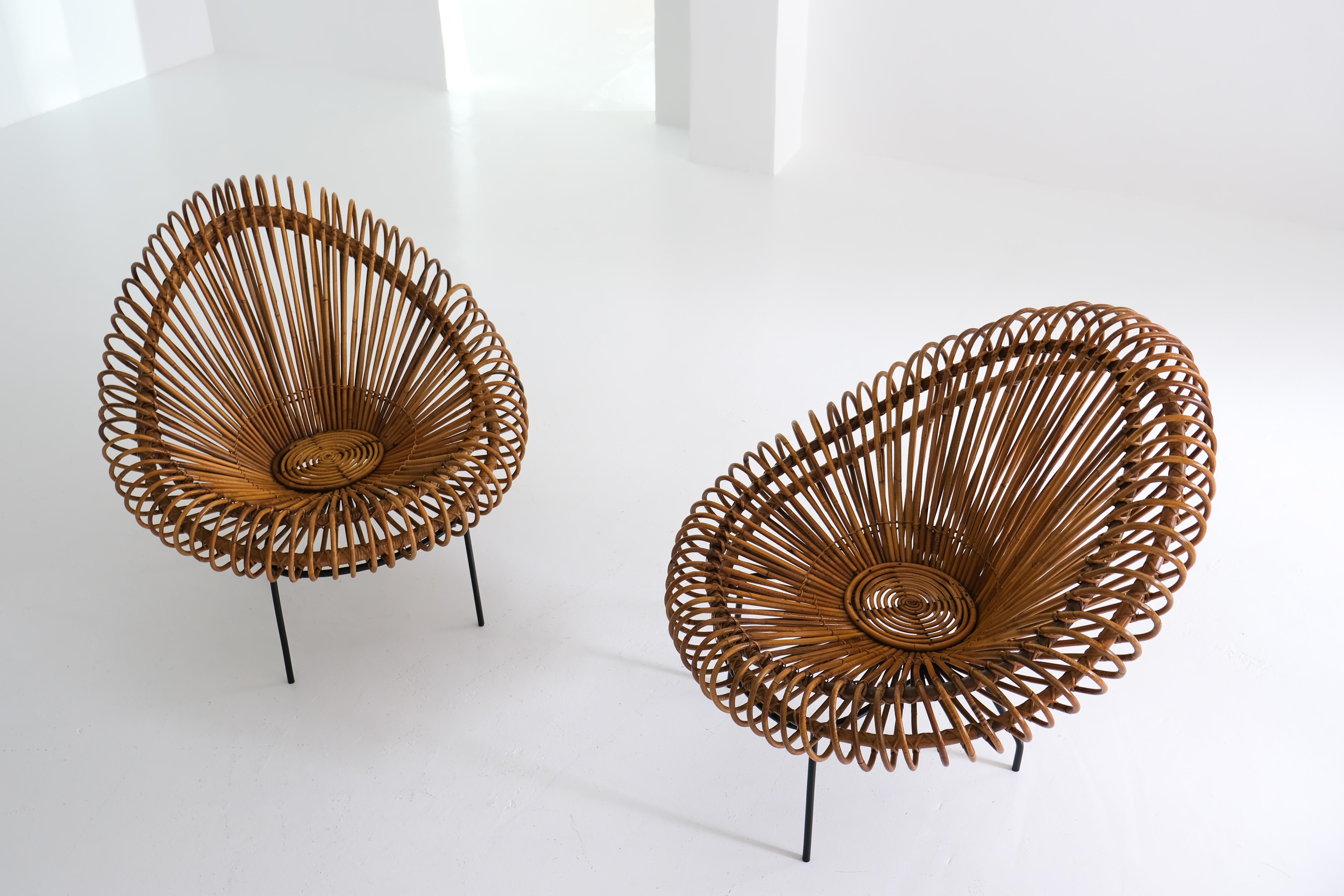 Basketware Lounge Chairs by Janine Abraham and Dirk Jan Ron for Edition ...