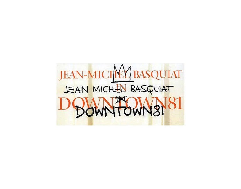 Basquiat Downtown 81 Film Poster For Sale at 1stDibs | downtown 81 poster