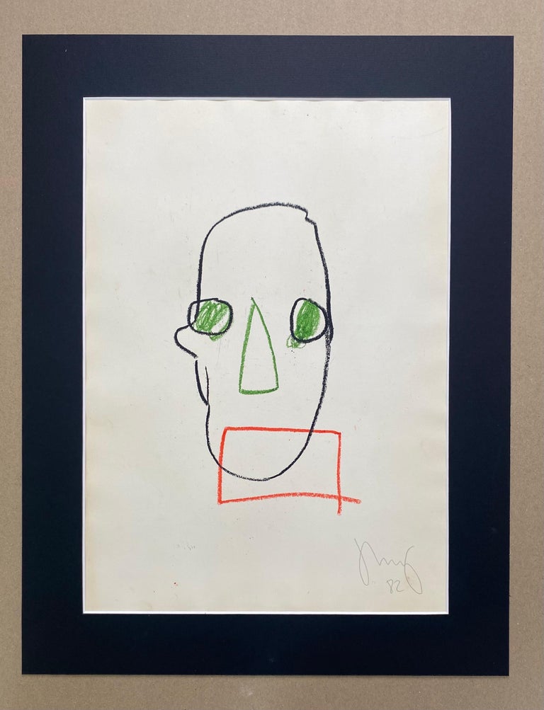 BASQUIAT - Original drawing by Jean Michel Basquiat signed - 1982 Pop ...