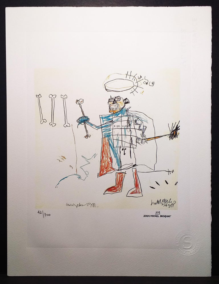 Basquiat "Ribs Ribs" 1982 For Sale at 1stDibs