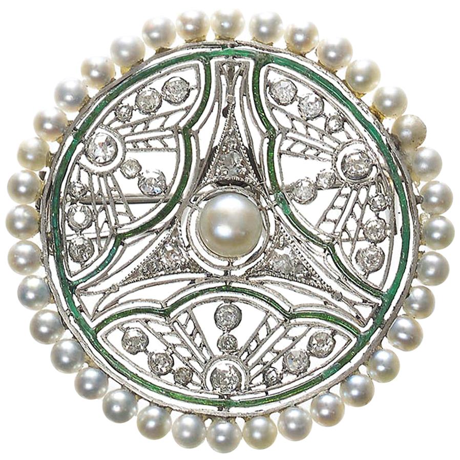 Attributed to Garrard Automated Turban Brooch 'Sarpech', circa 1910 For ...