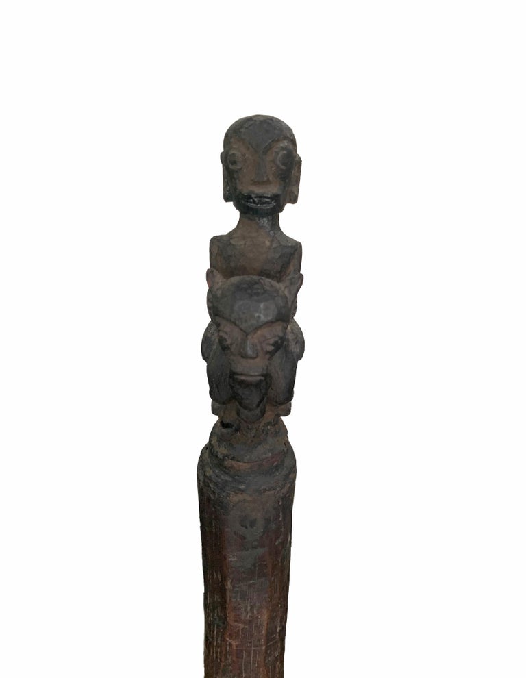 Batak Tribe Paddle with Carved Detailing, Sumatra, Indonesia For Sale ...