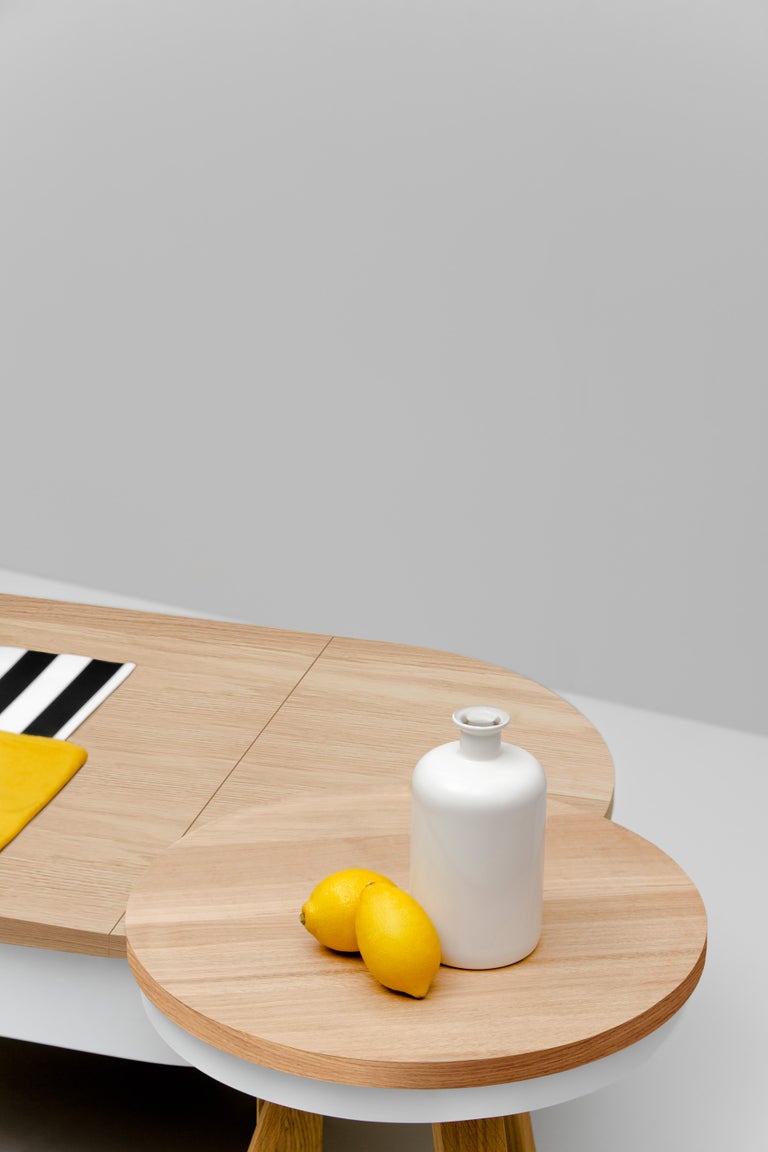 Batea S Tray Side Table Oak Black For Sale At 1stdibs