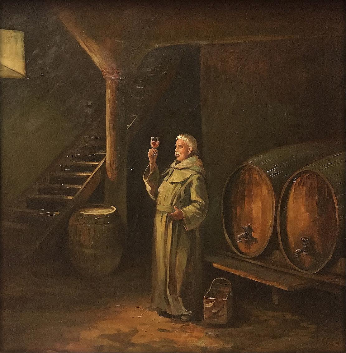 Batjargal Tseyentsogzol - Monk - original mongolian artwork religious ...