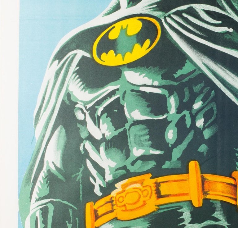 Batman Original Egyptian Film Movie Poster, 1989 at 1stDibs