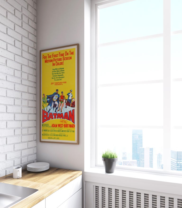 'Batman' Original Vintage Australian Daybill Movie Poster, 1966 For ...