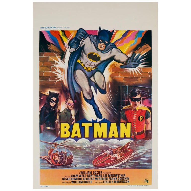 Batman R1970s Belgian Film Poster at 1stDibs