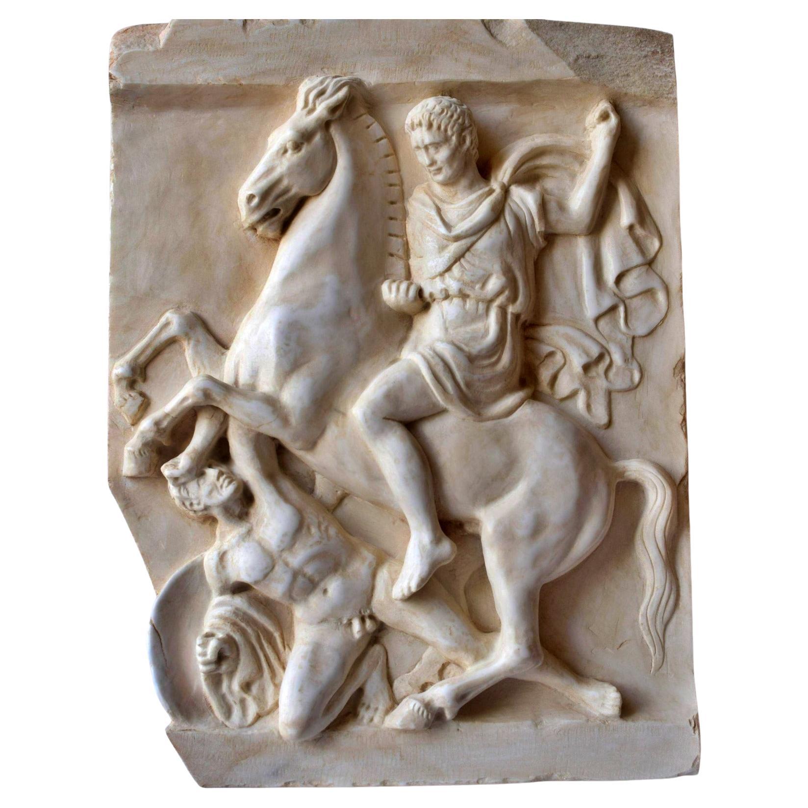 Roman Carved Marble Relief at 1stDibs