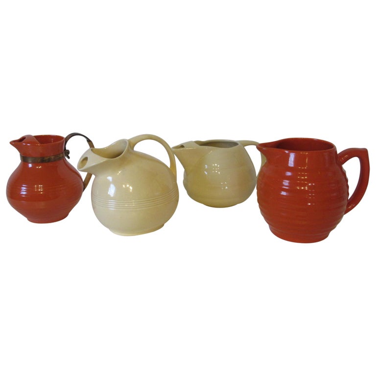 Bauer California Pottery Water Pitcher Collection For Sale at 1stDibs