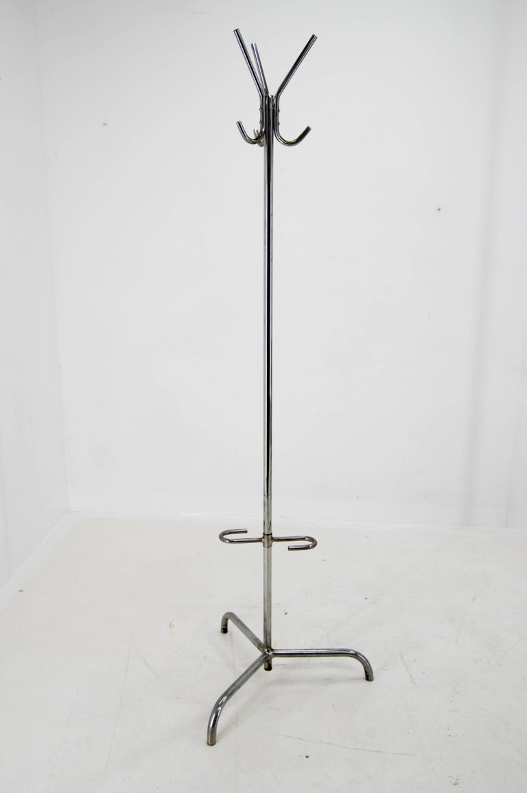 Bauhaus Chrome Coat Stand, 1920s For Sale at 1stDibs