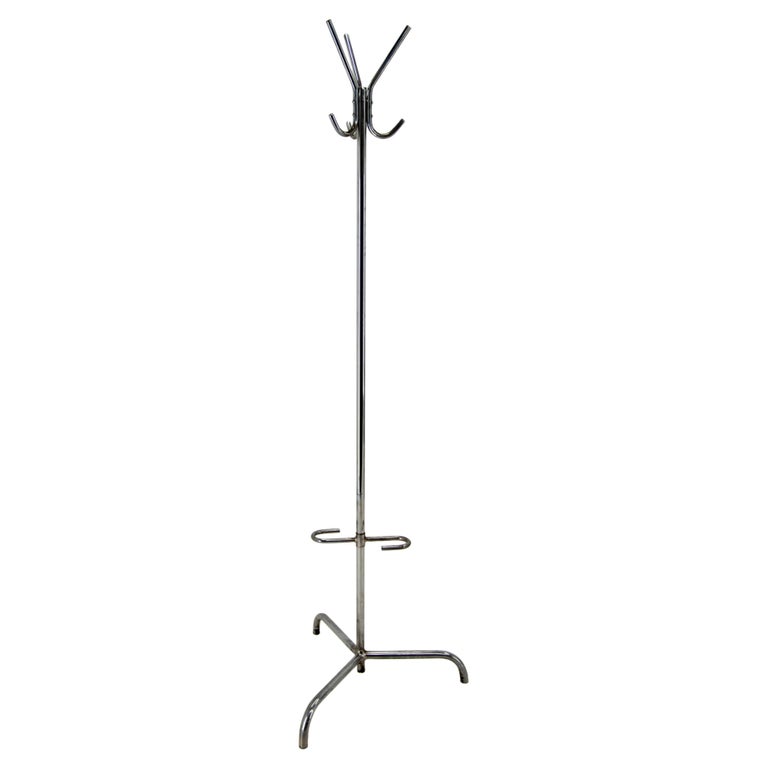 Bauhaus Chrome Coat Stand, 1920s For Sale at 1stDibs