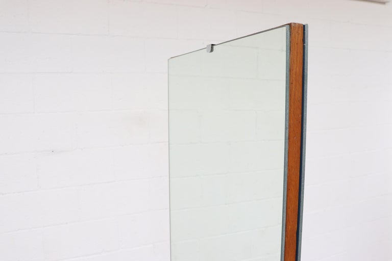 Bauhaus Chrome-Plated Swivel Standing Mirror with Circular Base at 1stDibs