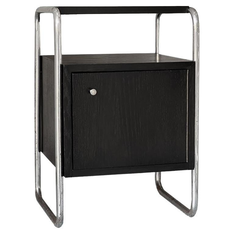 Bauhaus Chrome-Plated Tubular Steel Storage Cabinet, Germany, 1930s For ...