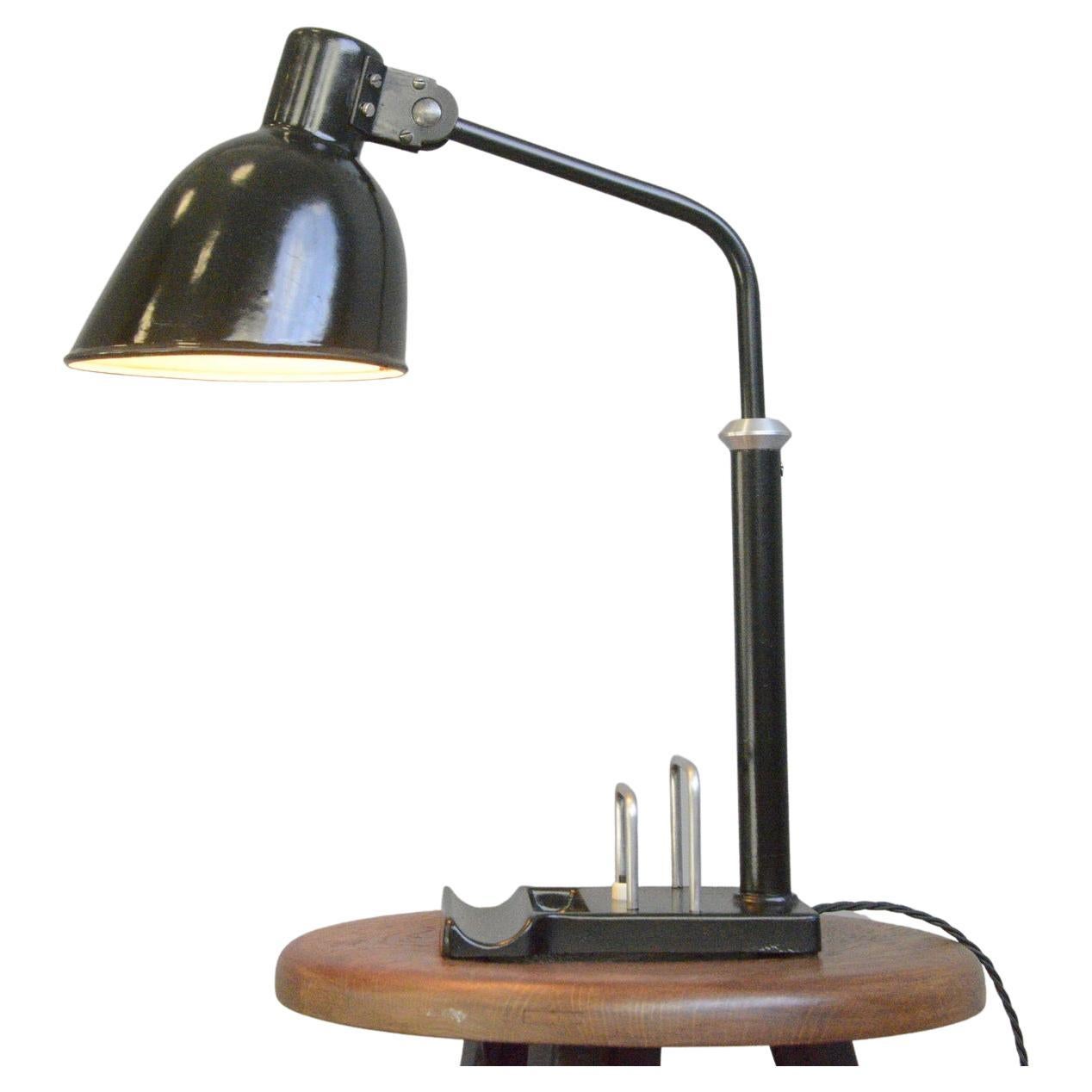 Bauhaus Dell-Lamp Type K Desk Lamp by Christian Dell For Sale at 1stDibs