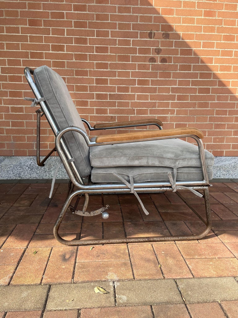 Bauhaus Extendable Armchair, 1930s For Sale at 1stDibs