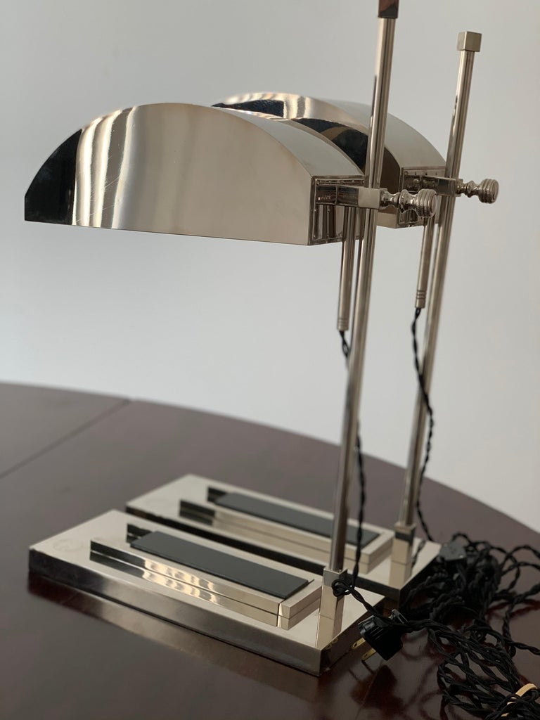 Bauhaus Marcel Breuer Lamps circa 1925 Engraved 100/12 + 100/31 Table ...