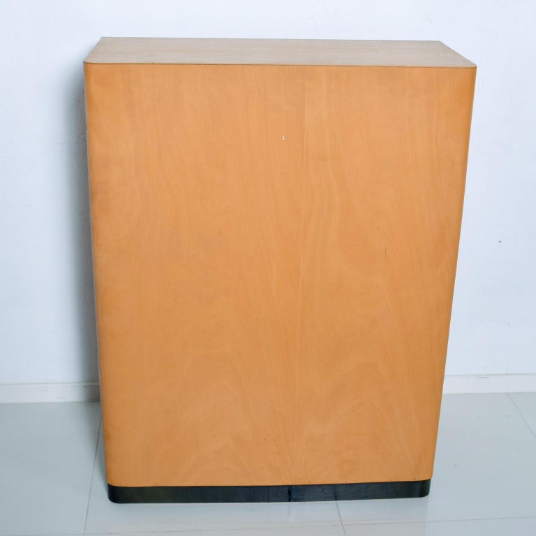 Bauhaus Filing Cabinet Locking Tambour Door by Adolf Maier Germany at ...