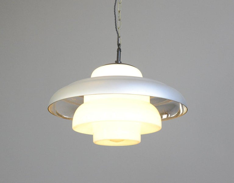 Bauhaus Pendant Light by Mithras, circa 1930s at 1stDibs