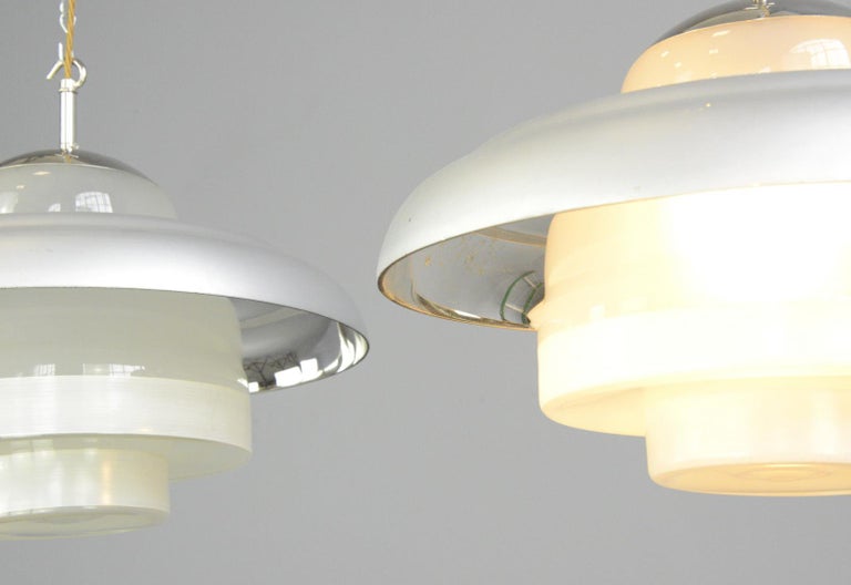 Bauhaus Pendant Light by Mithras, circa 1930s at 1stDibs