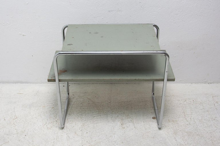 Bauhaus Side Table B12 Designed by Marcel Breuer, 1930's For Sale at ...