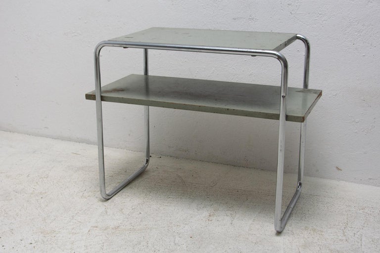 Bauhaus Side Table B12 Designed by Marcel Breuer, 1930's For Sale at ...