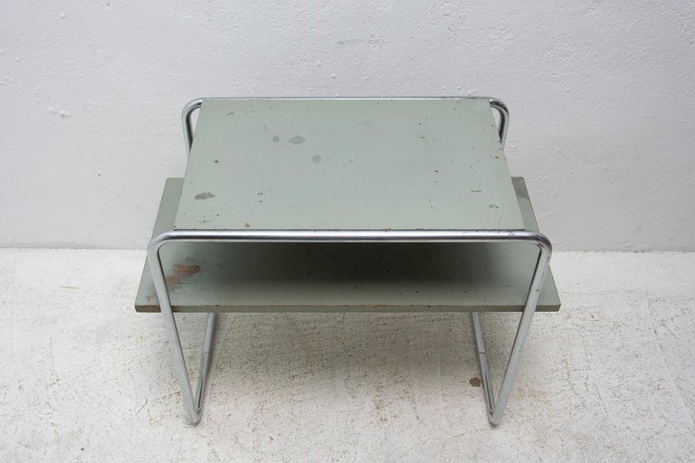 Bauhaus Side Table B12 Designed by Marcel Breuer, 1930's For Sale at ...