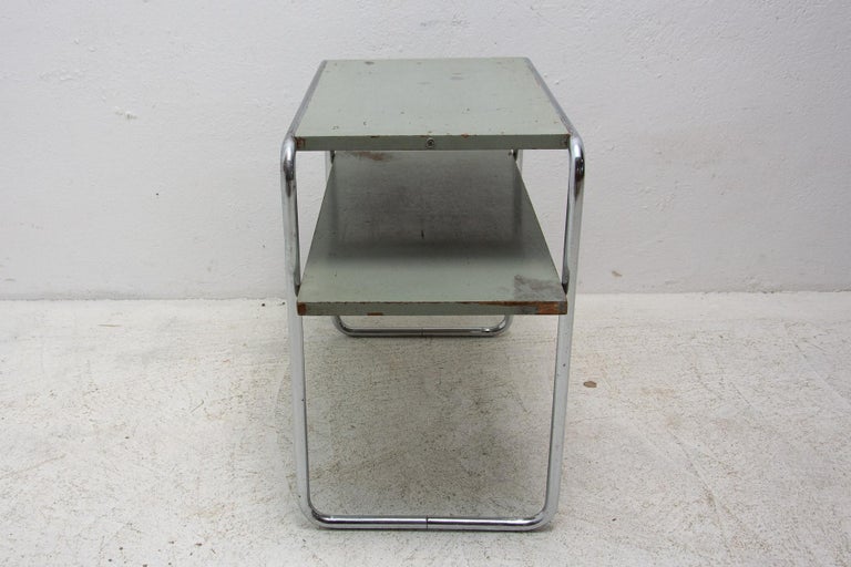 Bauhaus Side Table B12 Designed by Marcel Breuer, 1930's For Sale at ...
