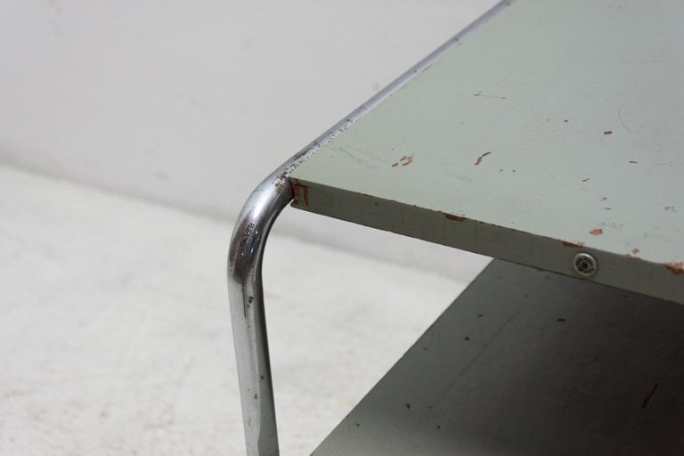 Bauhaus Side Table B12 Designed by Marcel Breuer, 1930's For Sale at ...