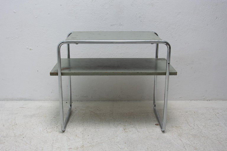 Bauhaus Side Table B12 Designed by Marcel Breuer, 1930's For Sale at ...
