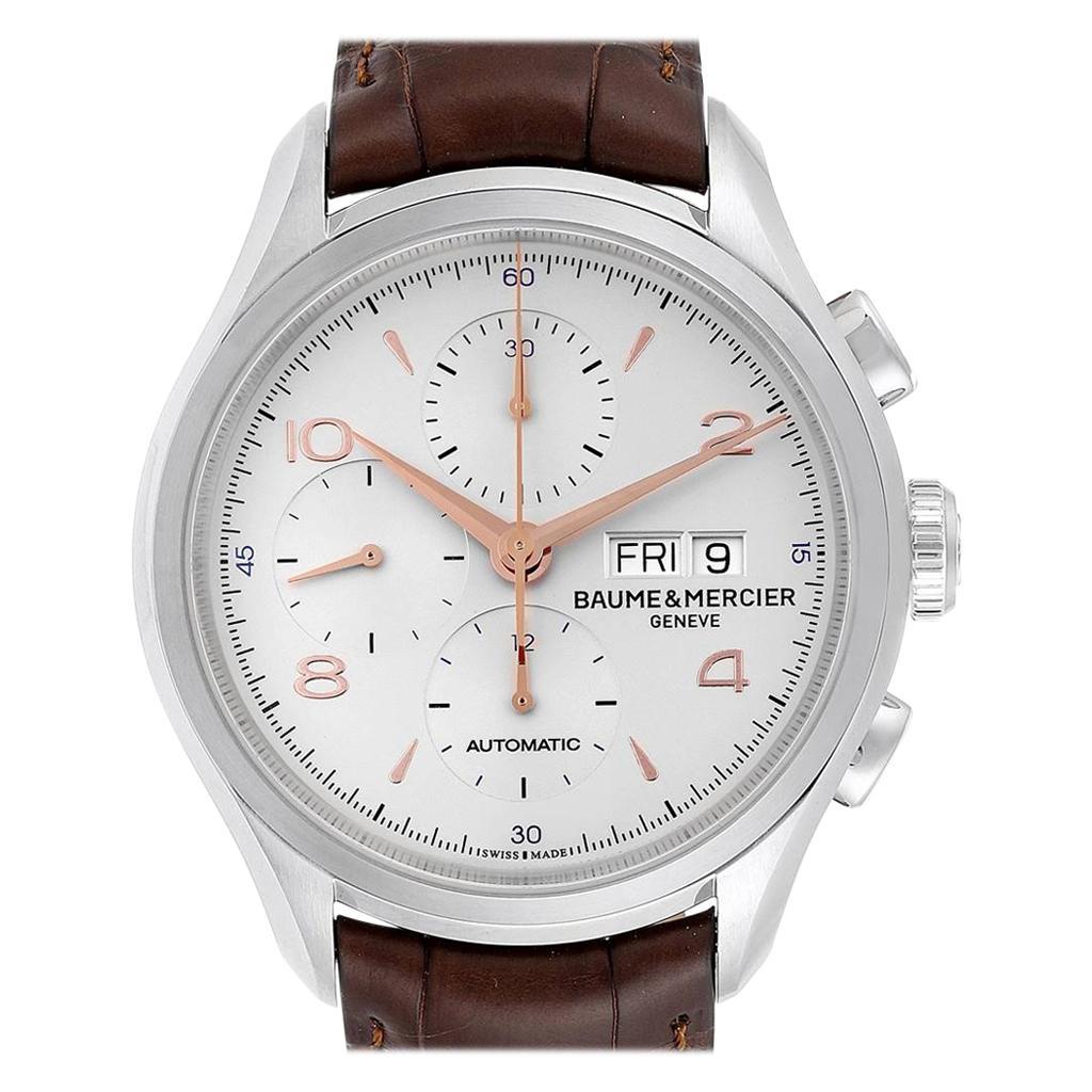 Baume Mercier Classima Executive XL Chronograph Steel Men's Watch 65533 ...