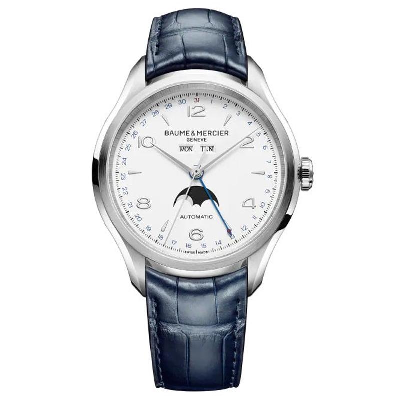 Baume and Mercier Clifton Automatic watch with Moon Phase MOA10450 For ...
