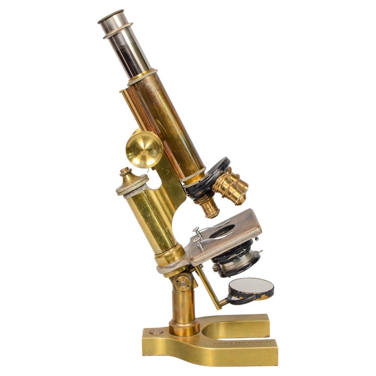 Bausch and Lomb Brass Microscope Early 20th Century at 1stDibs | bausch ...