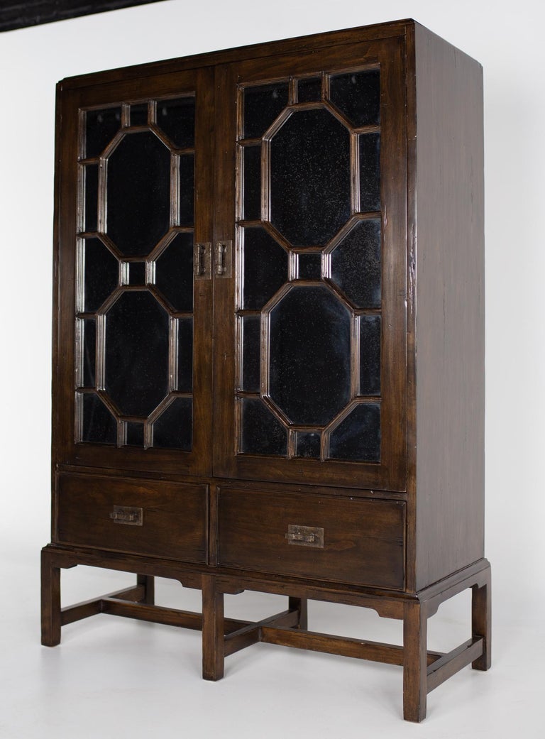 Bausman and Company Mirrored Vanity Armoire For Sale at 1stDibs