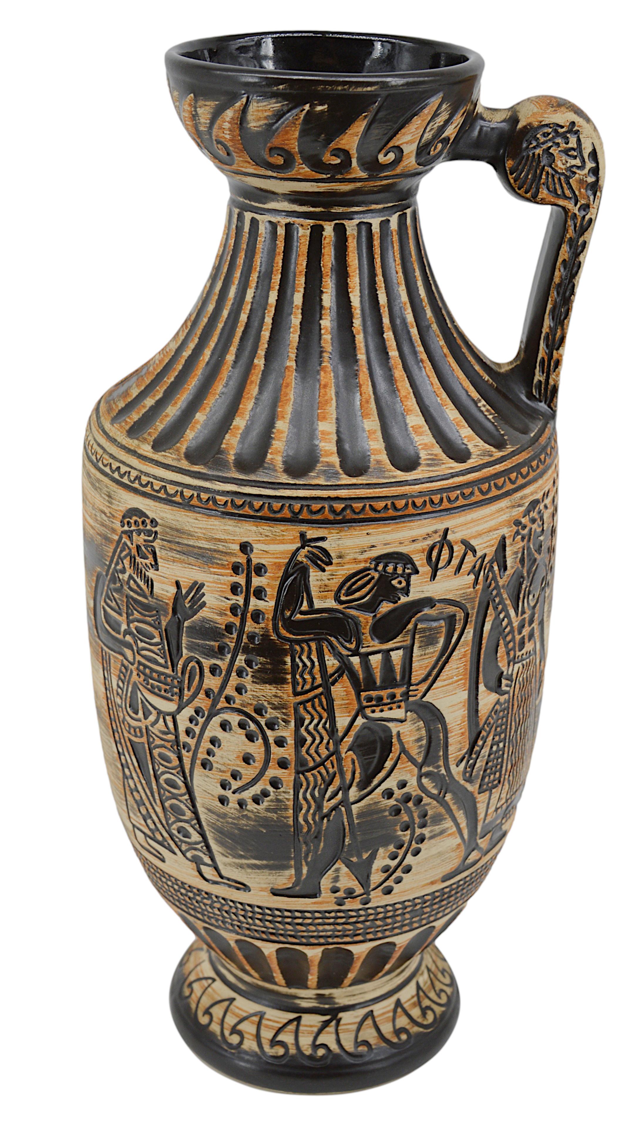 Bay Keramik Large Mid-Century Sumerian Vase For Sale at 1stDibs ...