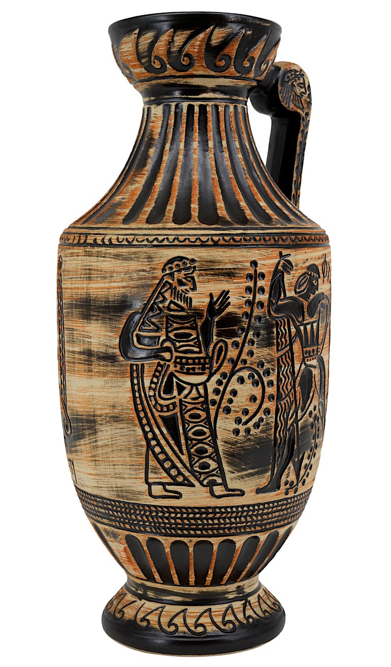 Bay Keramik Large Mid-Century Sumerian Vase For Sale at 1stDibs