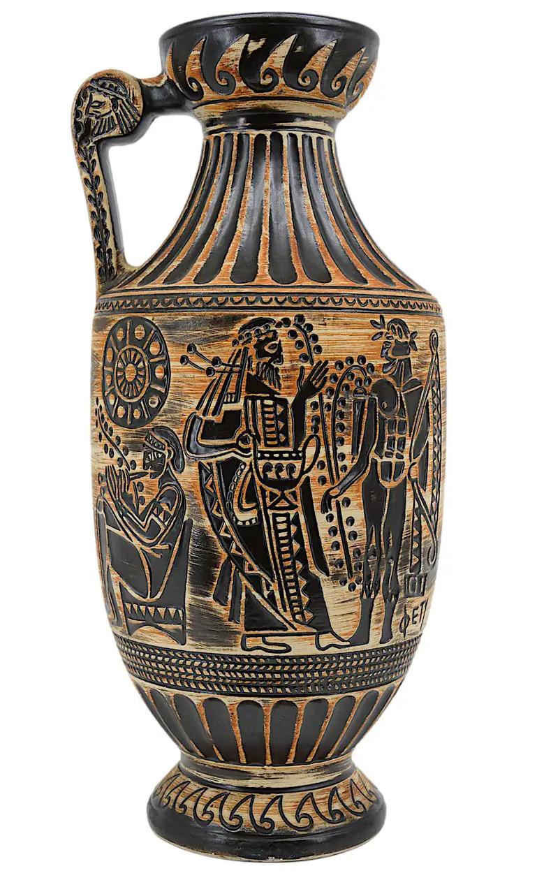 Bay Keramik Large Mid-Century Sumerian Vase For Sale at 1stDibs