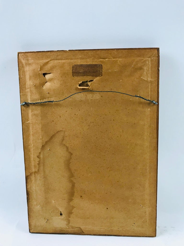 "Baying Wolf" Lone Wolf ('Hart M. Schultz' Oil on Board 1921 at 1stDibs ...