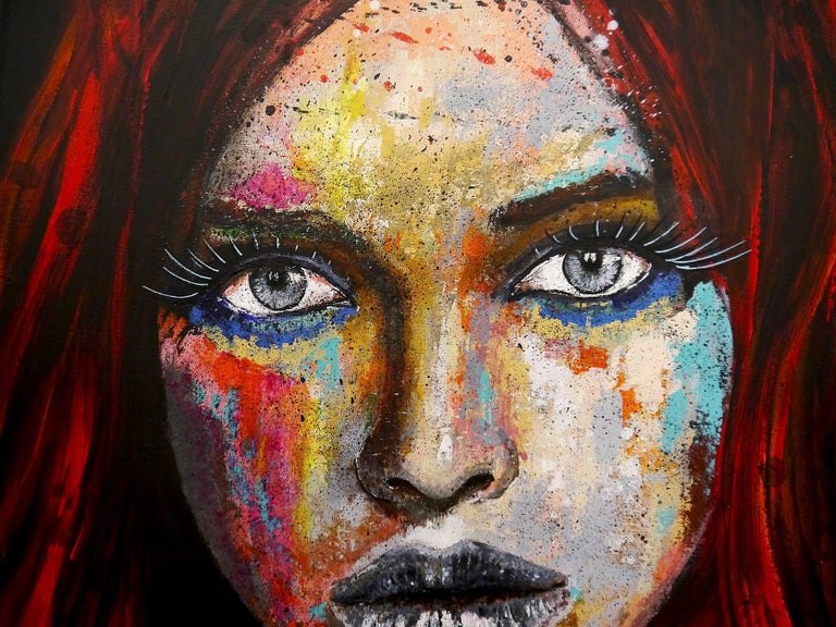 Bazevian DelaCapuciniere - Portrait La Dame Bleue Ardent For Sale at ...