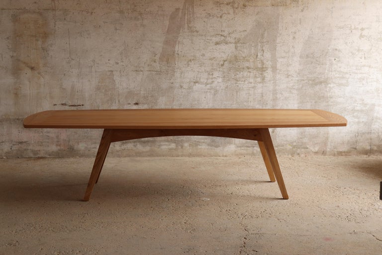BB Dining Table, Solid Oak, Large, Elegant Handmade and Designed by ...