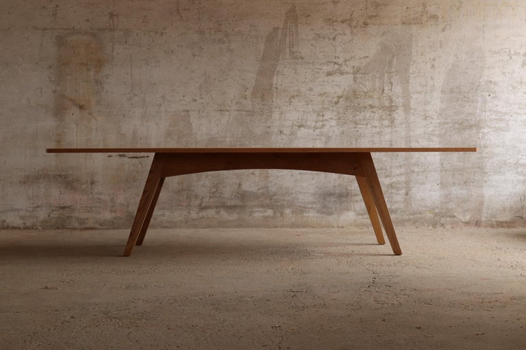 BB Dining Table, Solid Oak, Large, Elegant Handmade and Designed by ...