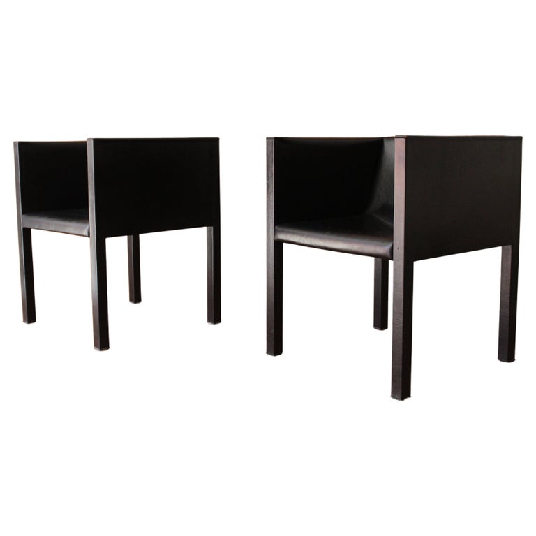 B&B Italia Arm Chairs Attributed to Mario Bellini at 1stDibs