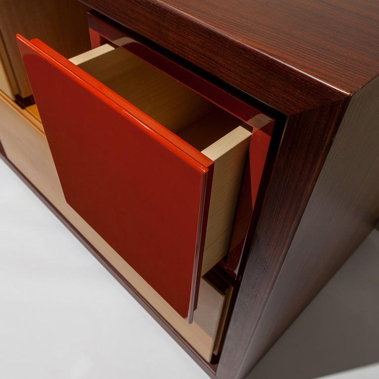 BD 09 Multi-Colored Sideboard by Bartoli Design For Sale at 1stDibs